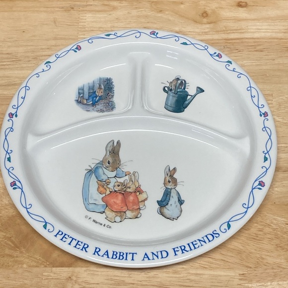 Dining | Vintage Eden Melamine Plate Peter Rabbit And Friends Images By ...